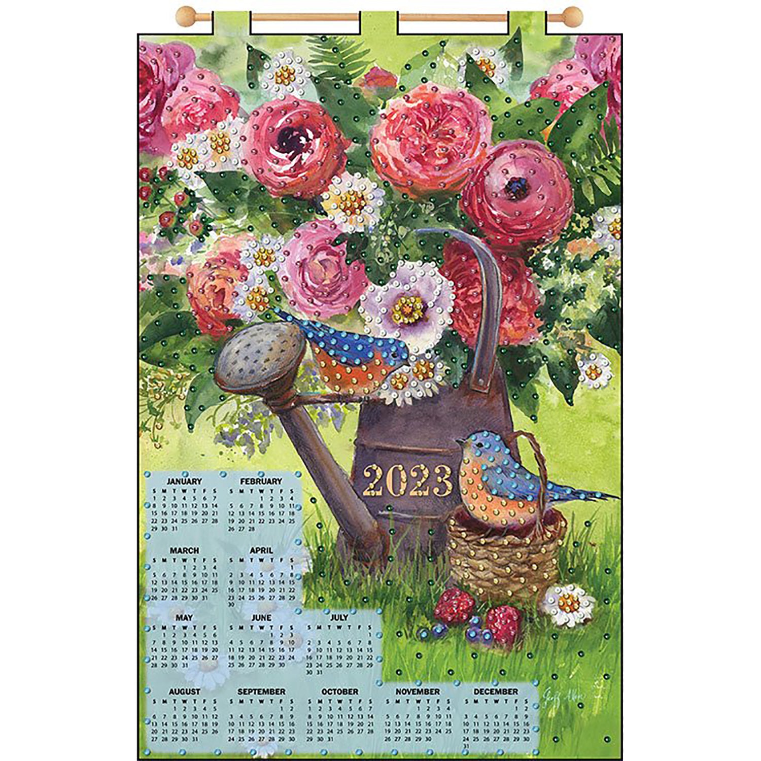 Design Works Watering Can 2023 Sequin Calendar 4632 – Good's Store Online