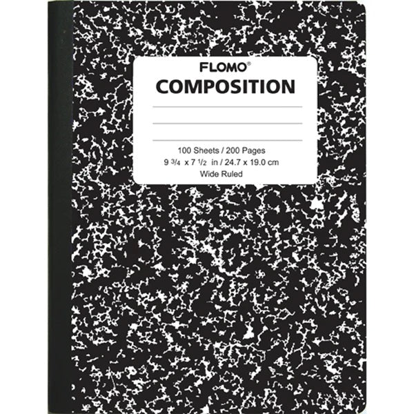 Flomo Black Marble Composition Book MG2671 – Good's Store Online