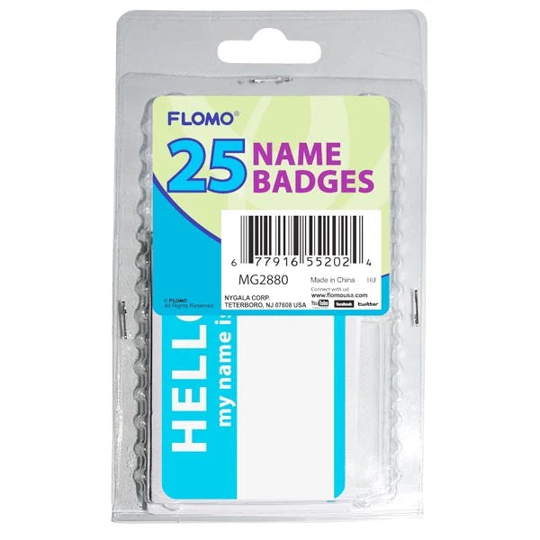 Flomo 25 Name Badges MG2880 – Good's Store Online