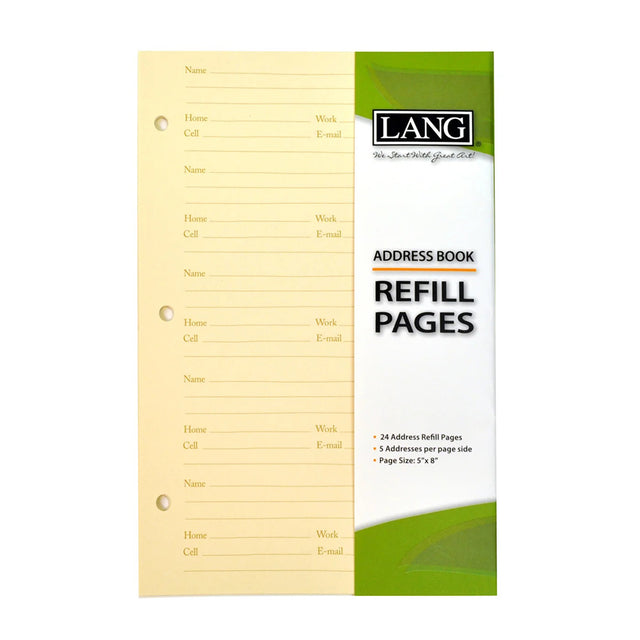 Lang Address Book Refill Pages 0113100 – Good's Store Online