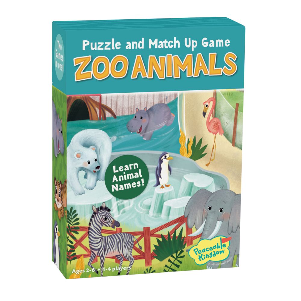MindWare Zoo Animals Puzzle & Match Up Game 14166764 – Good's Store Online