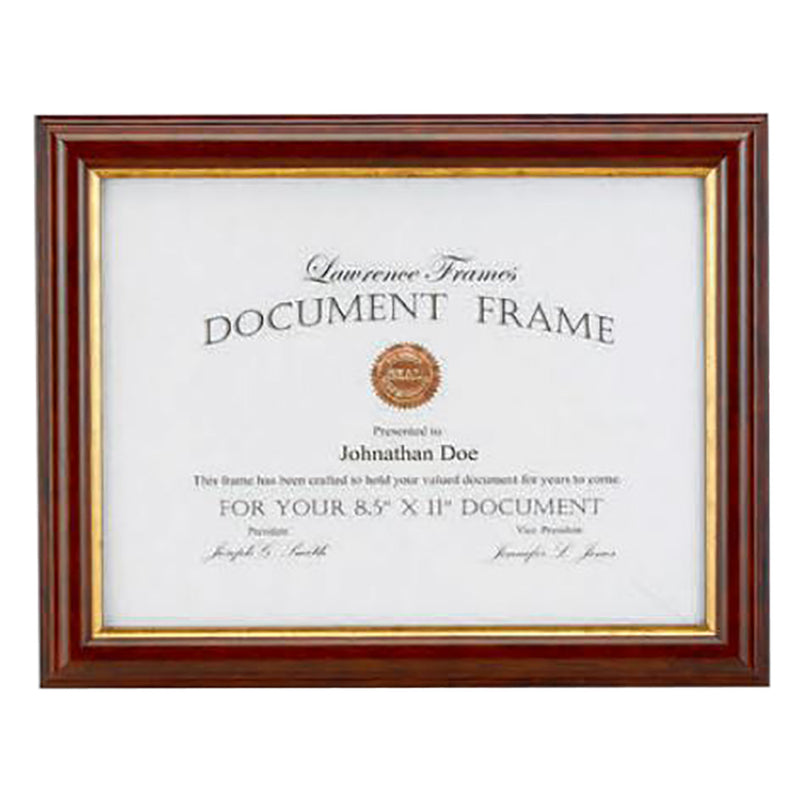 Lawrence Frames Wood Document Frame with Velvet Easel Back 185181 ...
