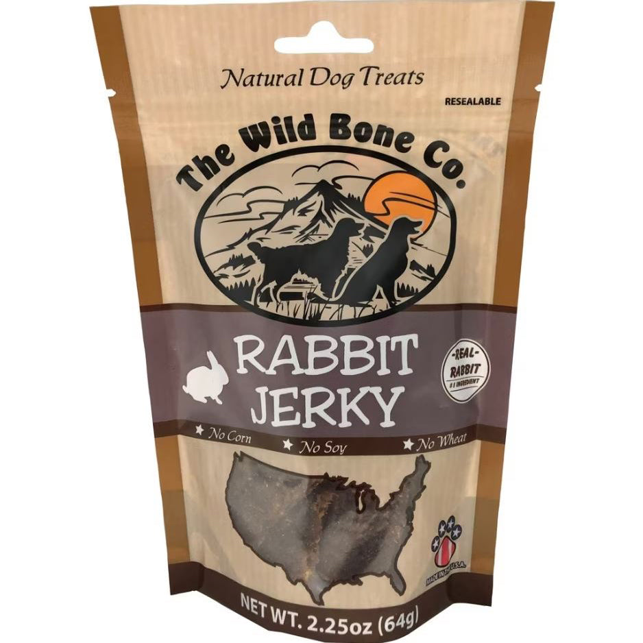 The Wild Bone Co. Rabbit Jerky Dog Treats 1940 – Good's Store Online