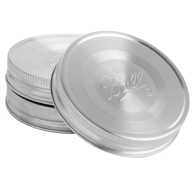 Ball Regular Mouth Stainless Steel Storage Lids 3-Pack 2176672 – Good's ...