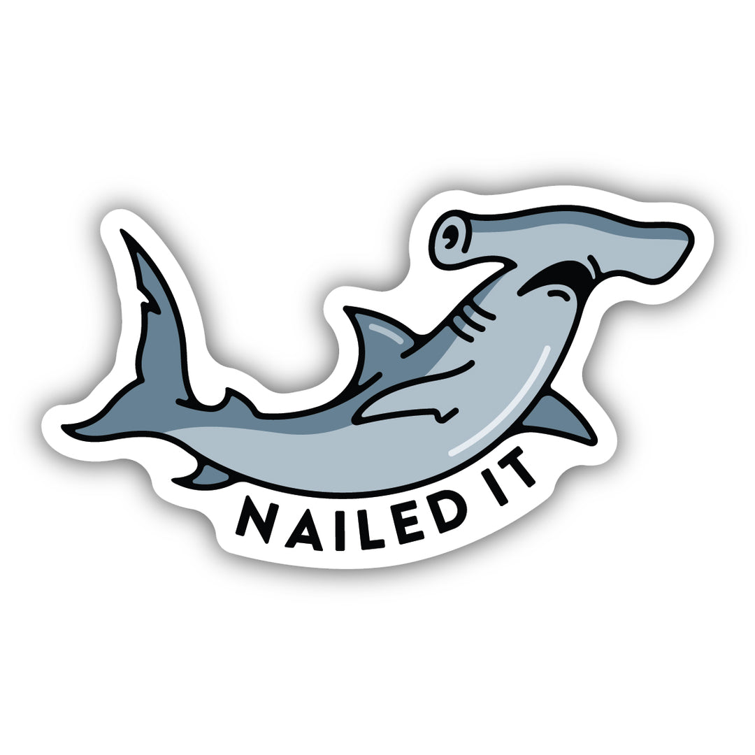 Stickers Northwest Nailed It Hammerhead Shark Sticker 2692-LSTK – Good ...
