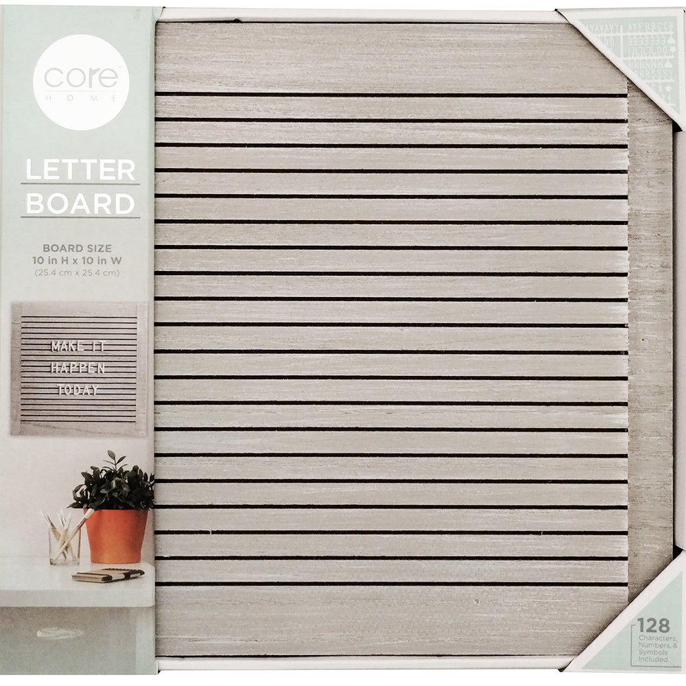 Core Home 10X10 Letter Board 28426 – Good's Store Online