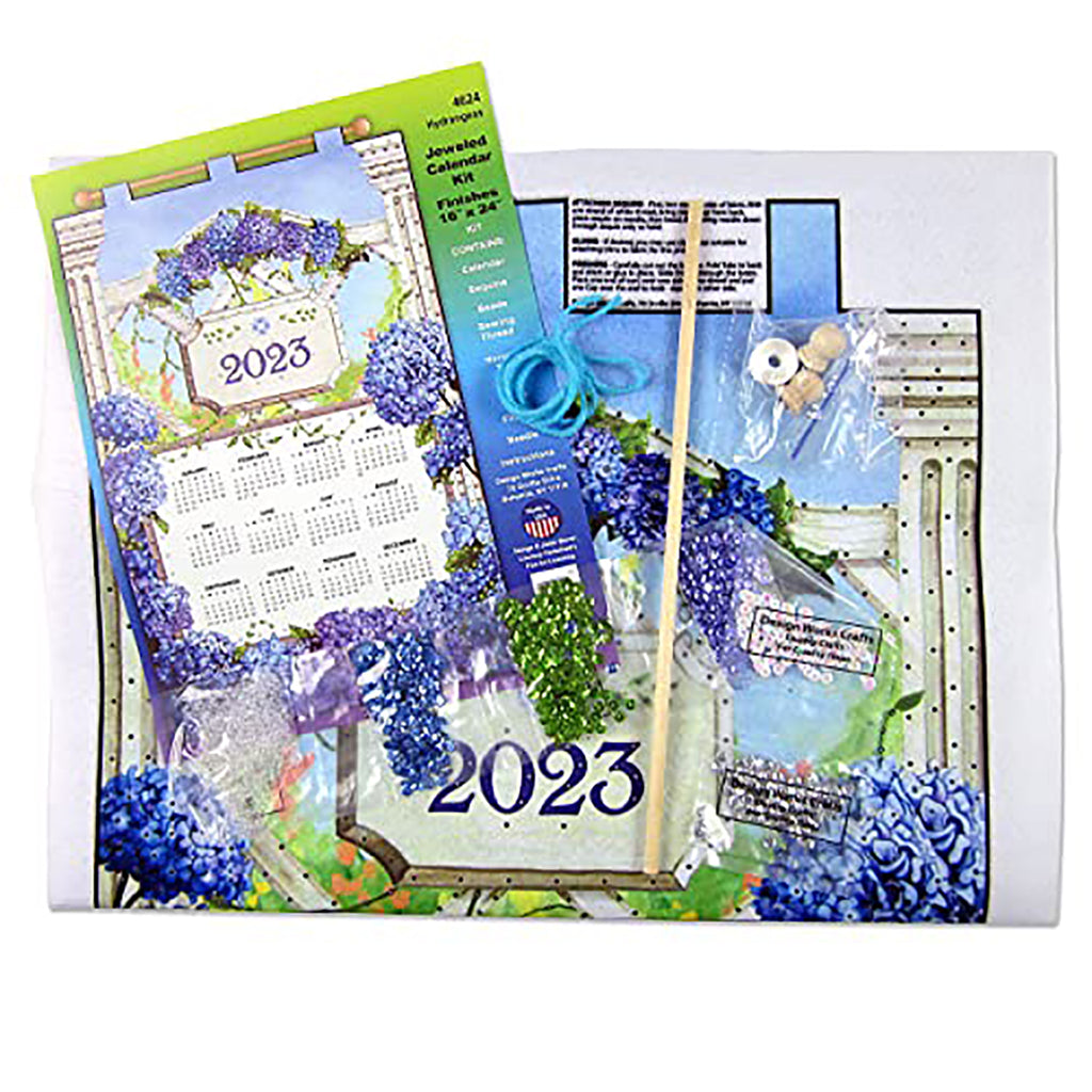 Design Works Hydrangea 2023 Sequin Calendar 4624 – Good's Store Online