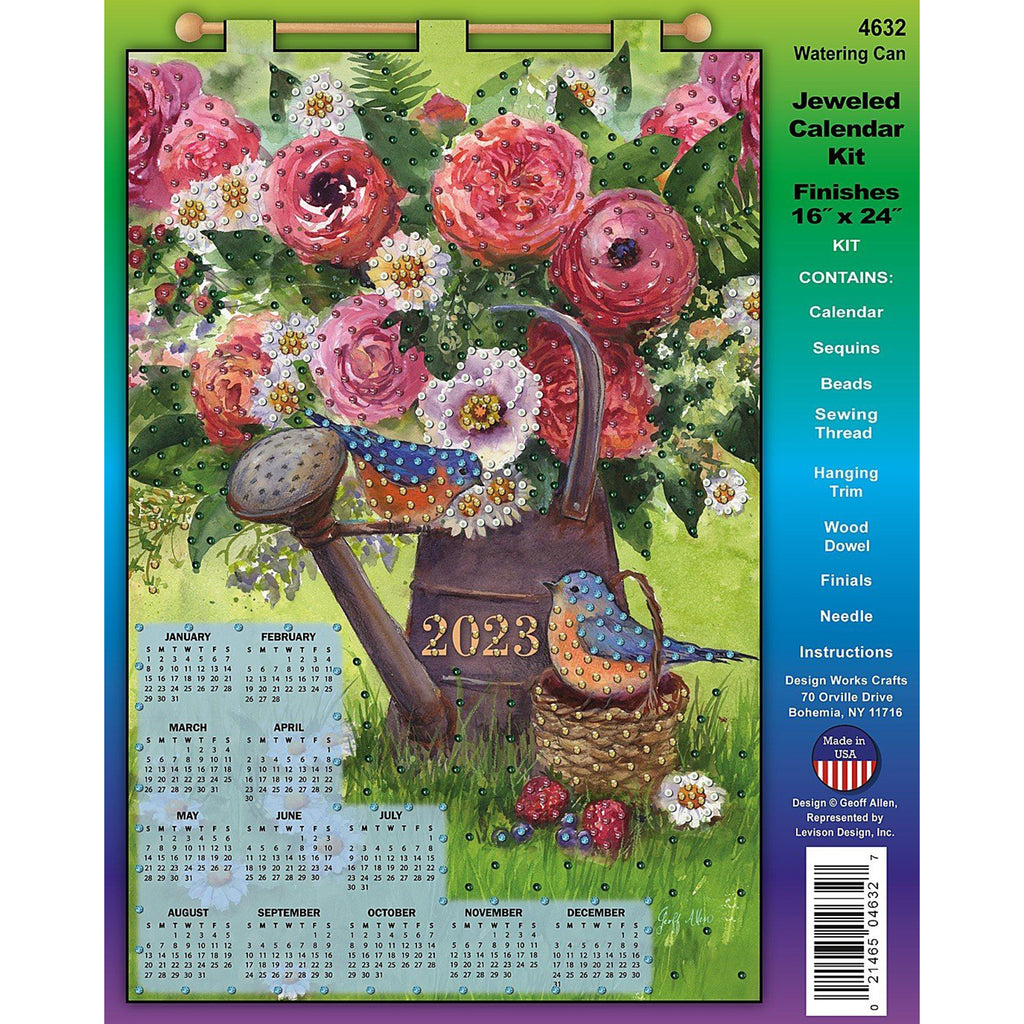 Design Works Watering Can 2023 Sequin Calendar 4632 – Good's Store Online