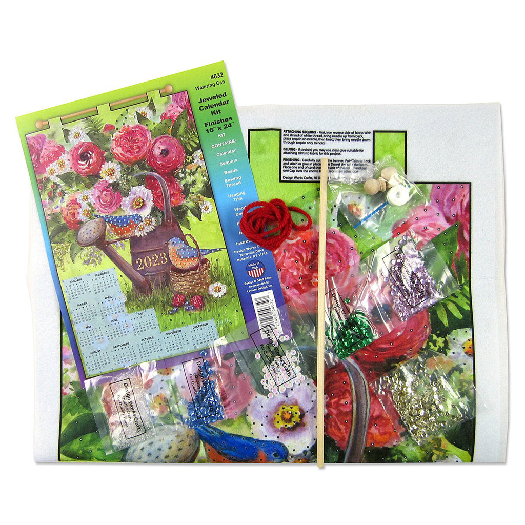 Design Works Watering Can 2023 Sequin Calendar 4632 – Good's Store Online