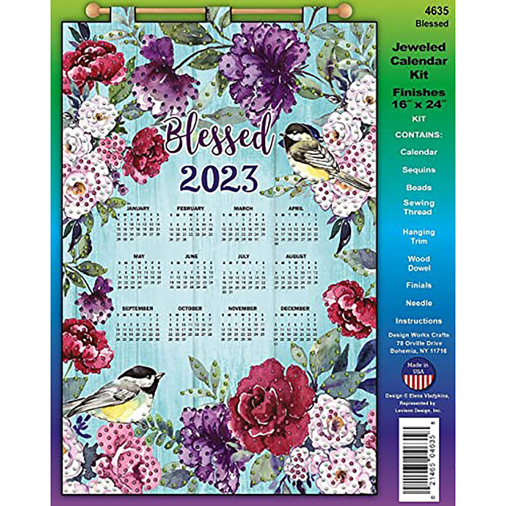 Design Works Blessed 2023 Sequin Calendar 4635 – Good's Store Online