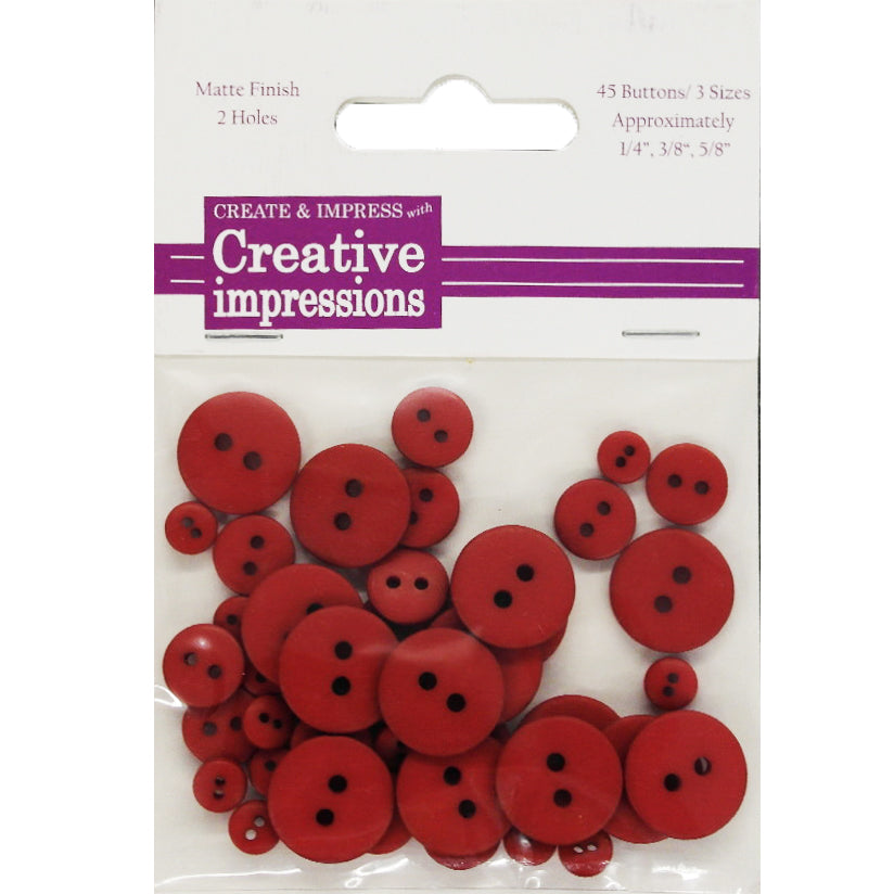 Creative Impressions Resin Buttons See All Colors – Good's Store Online