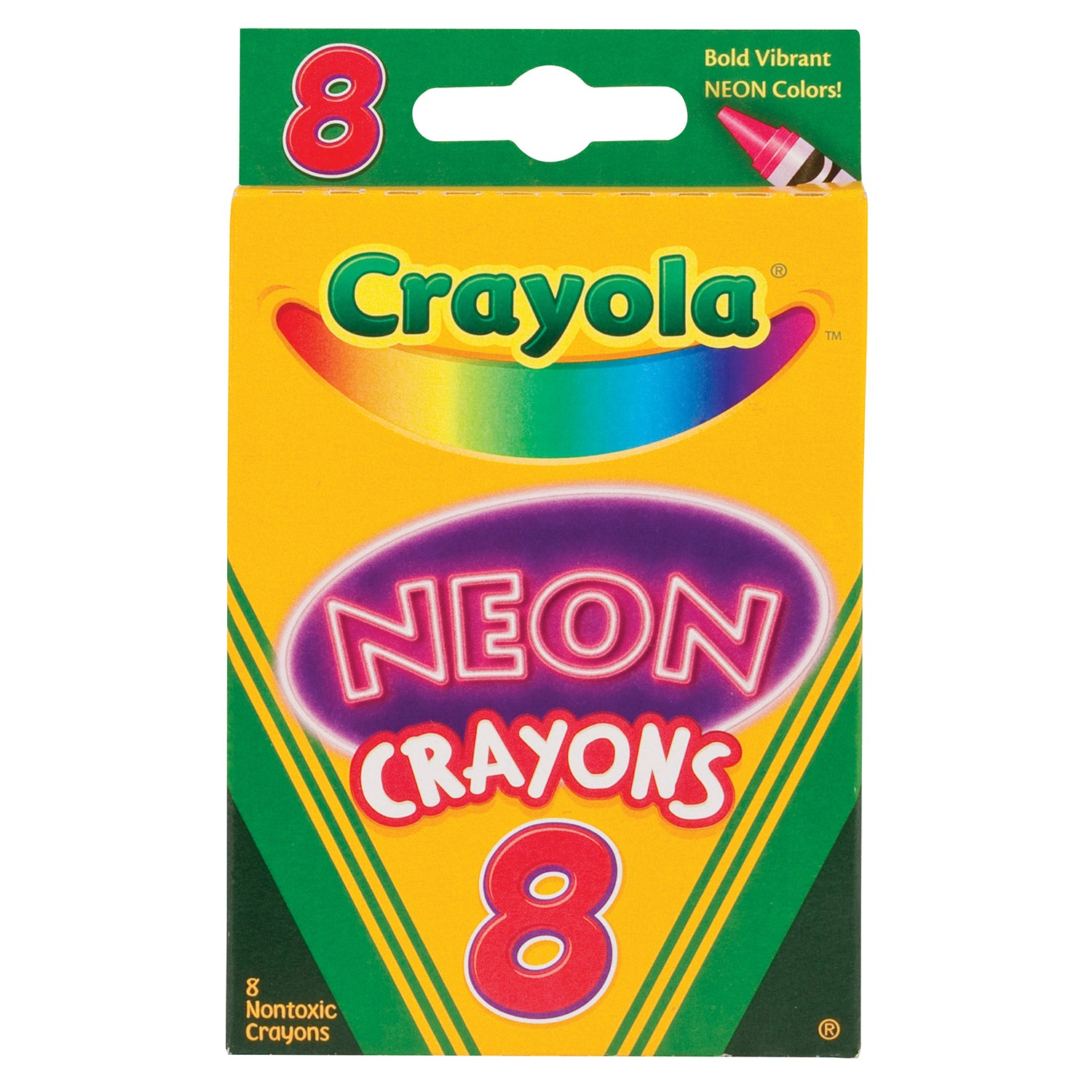 Crayola 8-Count Neon Crayons 52-3418 – Good's Store Online