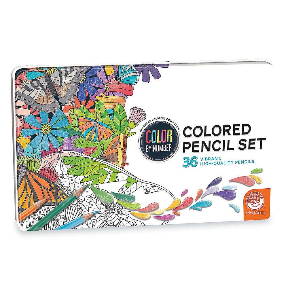 MindWare Color by Number Colored Pencil Set 68539 – Good's Store Online