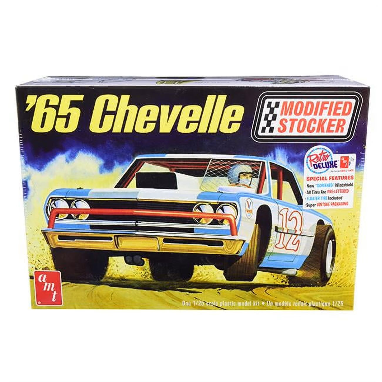 AMT Model Car Kit 1965 Chevrolet Chevelle Modified Stocker AMT1177 ...