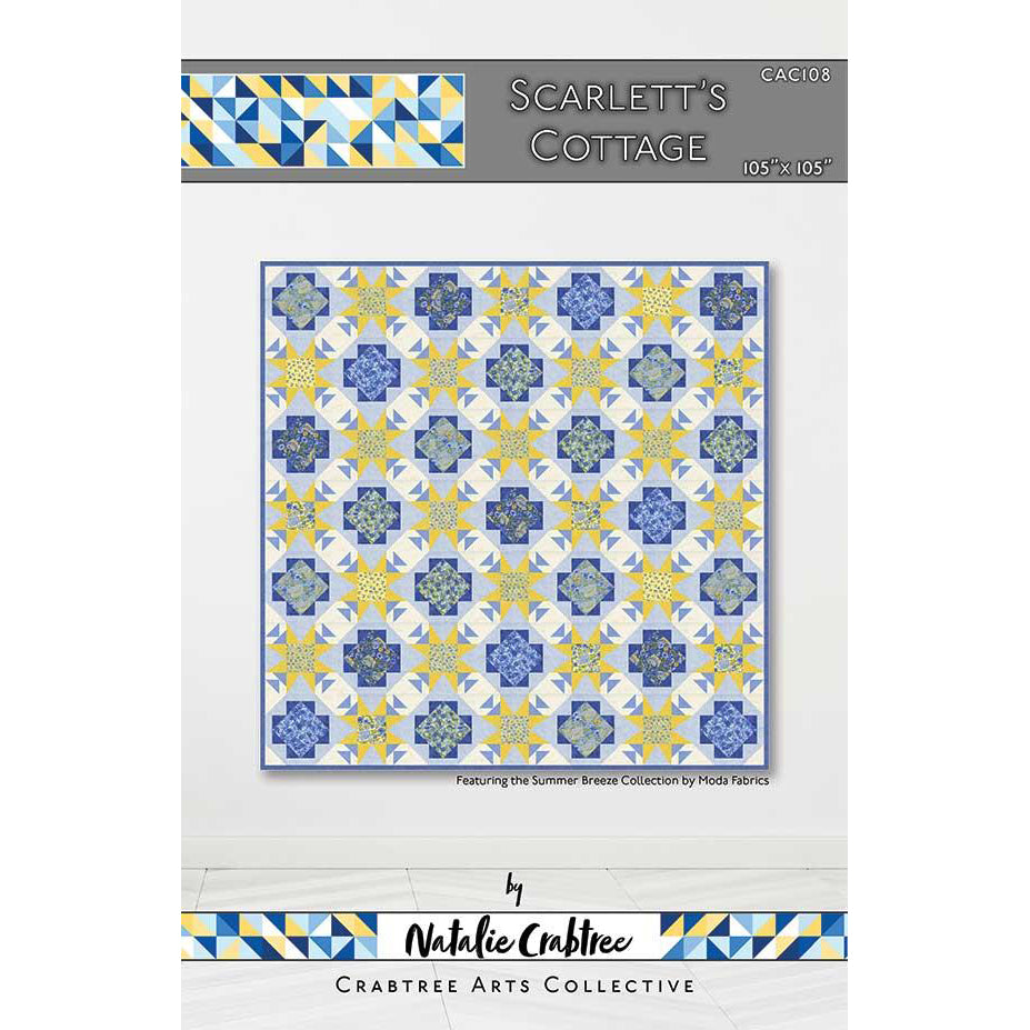 Moda Fabrics Scarlett's Cottage Quilt Pattern CAC-108 – Good's Store Online