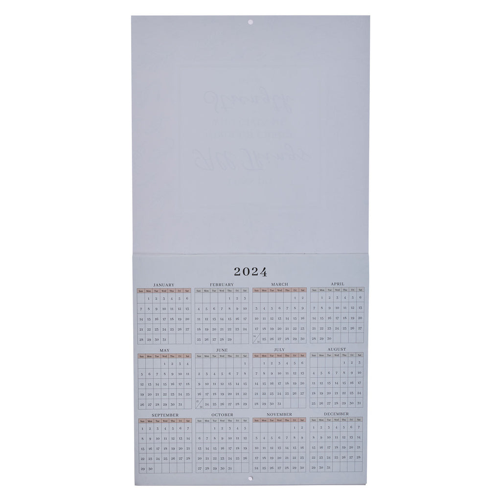 Christian Art Gifts 2024 All Things Through Christ Wall Calendar CAL225 ...