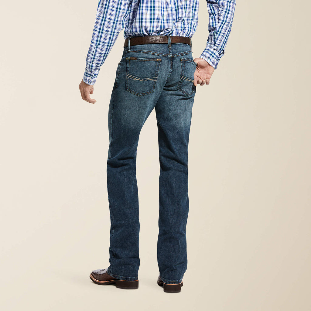 Ariat Men's Rebar M4 Low Rise Legacy Relaxed Fit Bootcut Jeans 1002267 ...