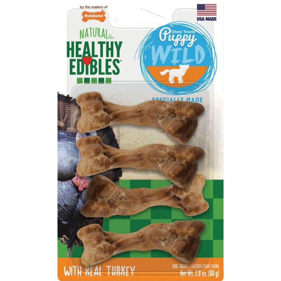 Nylabone Healthy Edibles Turkey Bones NEPT201VP4P – Good's Store Online
