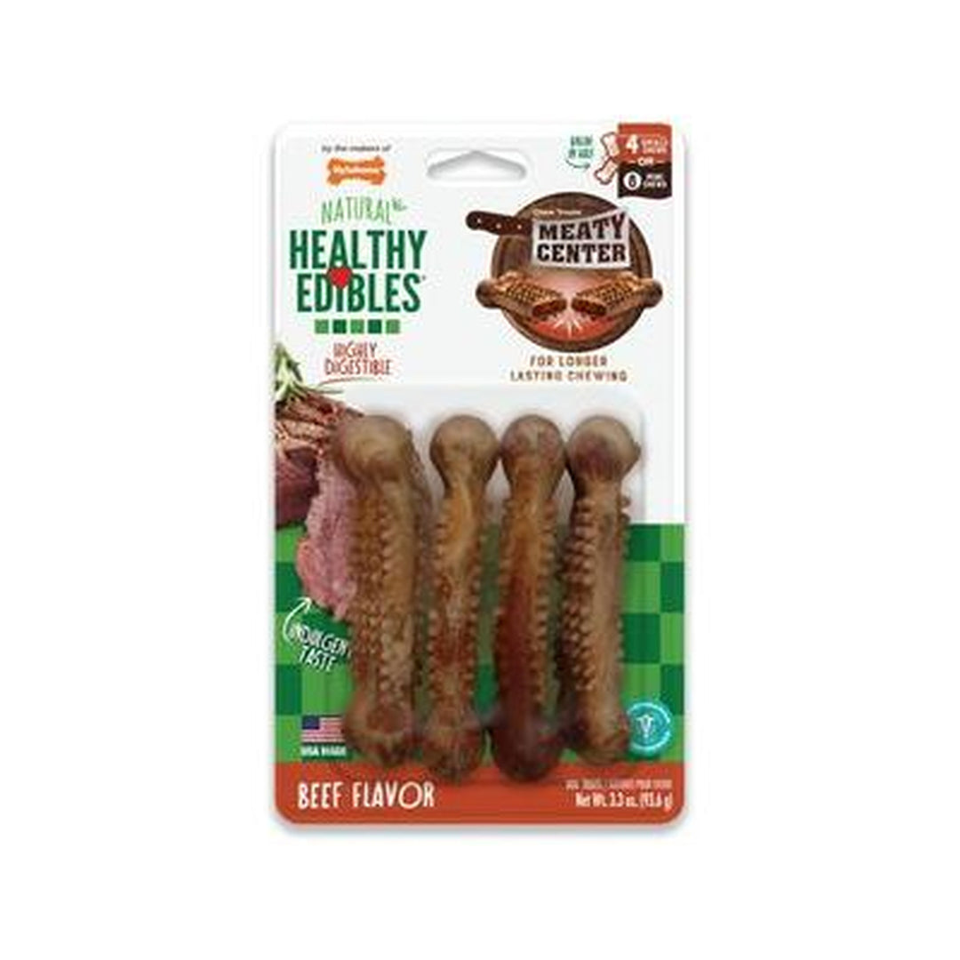 Nylabone Healthy Edibles Meaty Center All-Natural Long Lasting Chew ...