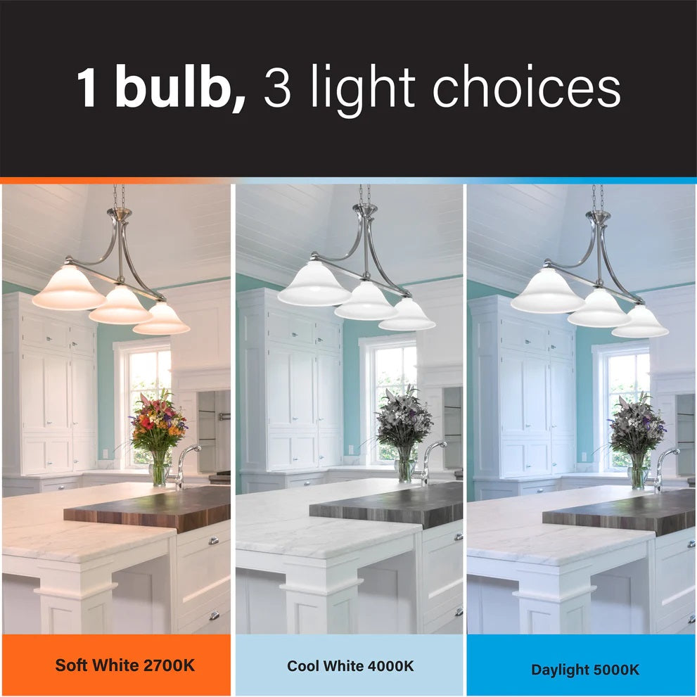 Feit 150W Color Selectable 2605 Lumens Super Bright LED Light Bulb ...