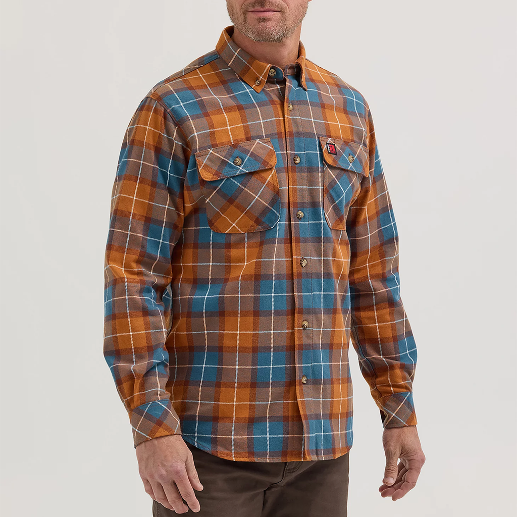 Wrangler Riggs Workwear Lightweight Flannel Work Shirt 11235014 – Good ...