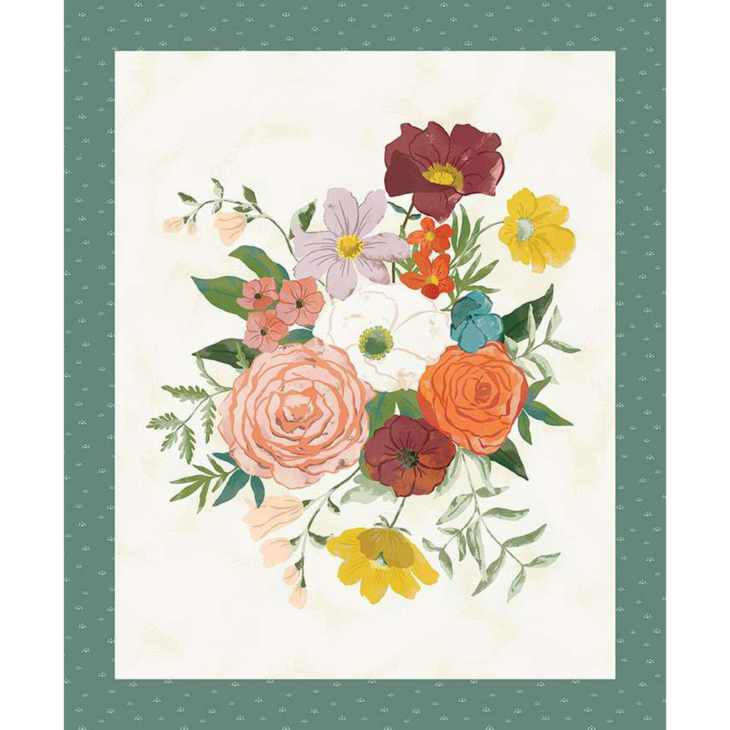 Riley Blake Designs Winged Medley Collection Bouquet Craft Panel P15919 ...