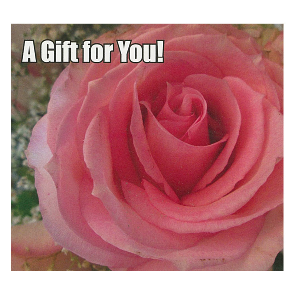 Good's Store Gift Card in a Pink Rose Holder – Good's Store Online