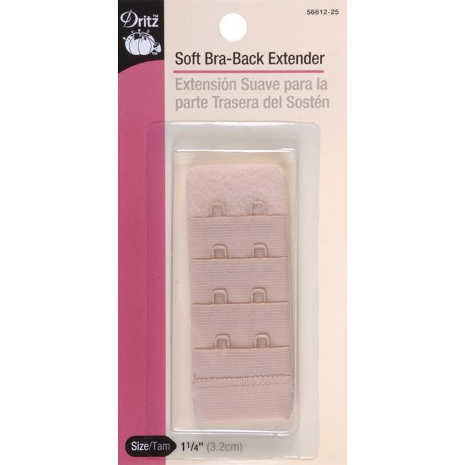 Dritz 2-Hook Beige Soft Bra-Back Extender S-56612 – Good's Store Online