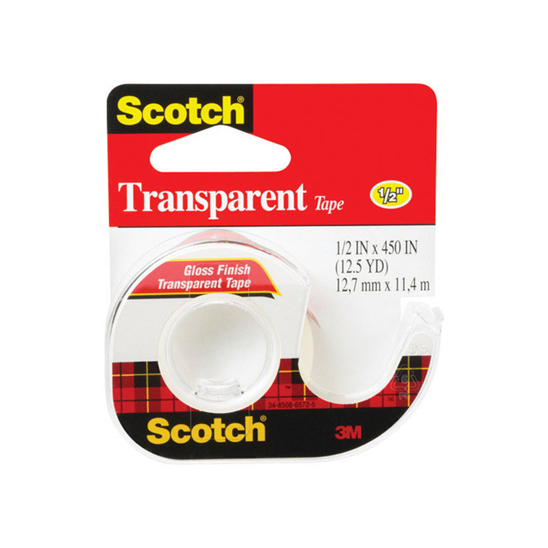 3M Scotch Transparent Tap 1/2 in. X 450 in. – Good's Store Online