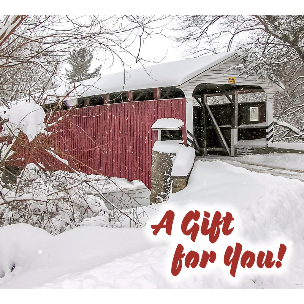 Good's Store Gift Card in a Covered Bridge with Snow Holder – Good's ...