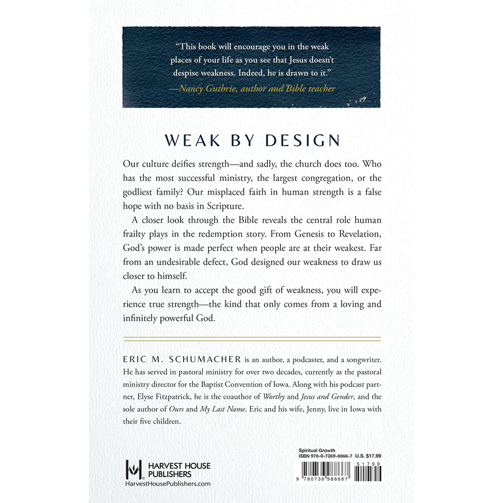 Harvest House The Good Gift of Weakness 88667 – Good's Store Online