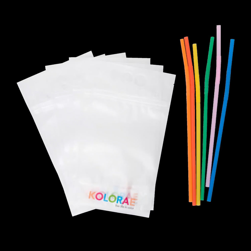 Blueoco Clear Plastic Drink Pouch and Straws KOL-1035 – Good's Store Online