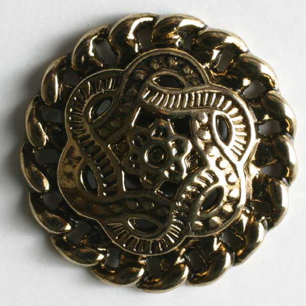 Dill Round Antique Gold Metal Buttons 1901 1902 – Good's Store Online