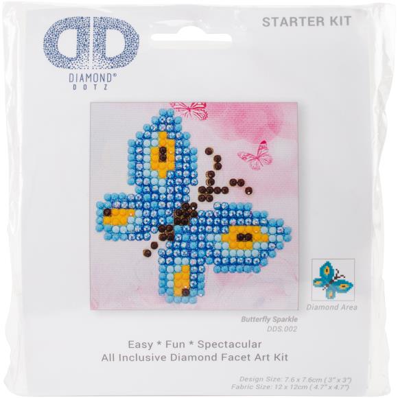 Diamond Dotz Butterfly Sparkle Diamond Art Starter Kit DDS002 – Good's ...