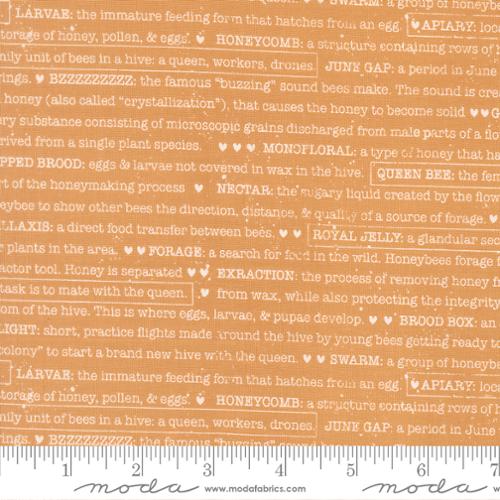 Moda Wild Honey Collection Buzz Words Cotton Fabric 5254 – Good's Store ...