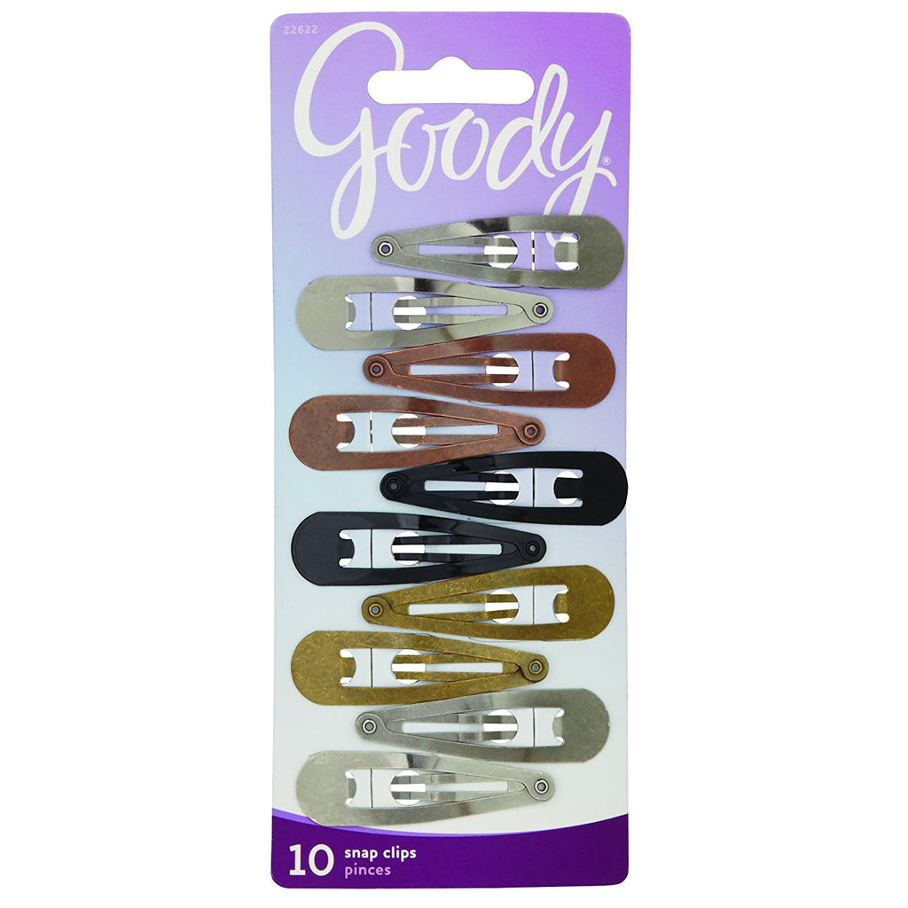 Goody Classics Contour Hair Snap Clips 22622 10-count – Good's Store Online