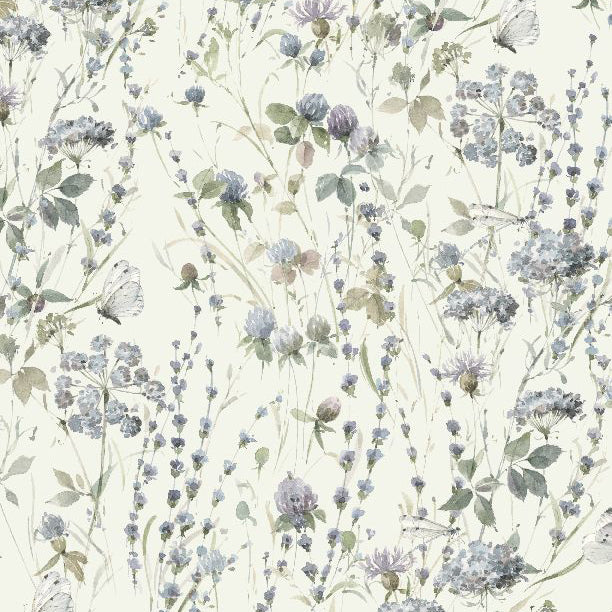 Wilmington Prints Au Natural Collection Packed Floral Cotton Fabric ...