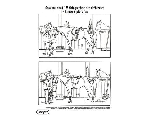 Breyer "H" is for Horse | Coloring & Activity Book 4120 – Good's Store ...