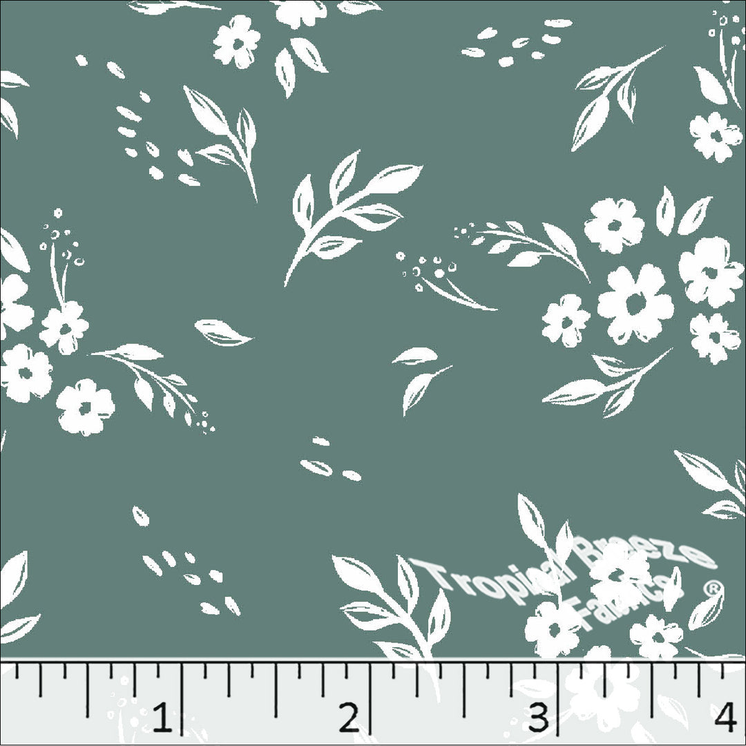 Tropical Breeze Fabrics Standard Weave Floral Poly Cotton Fabric 6277 ...