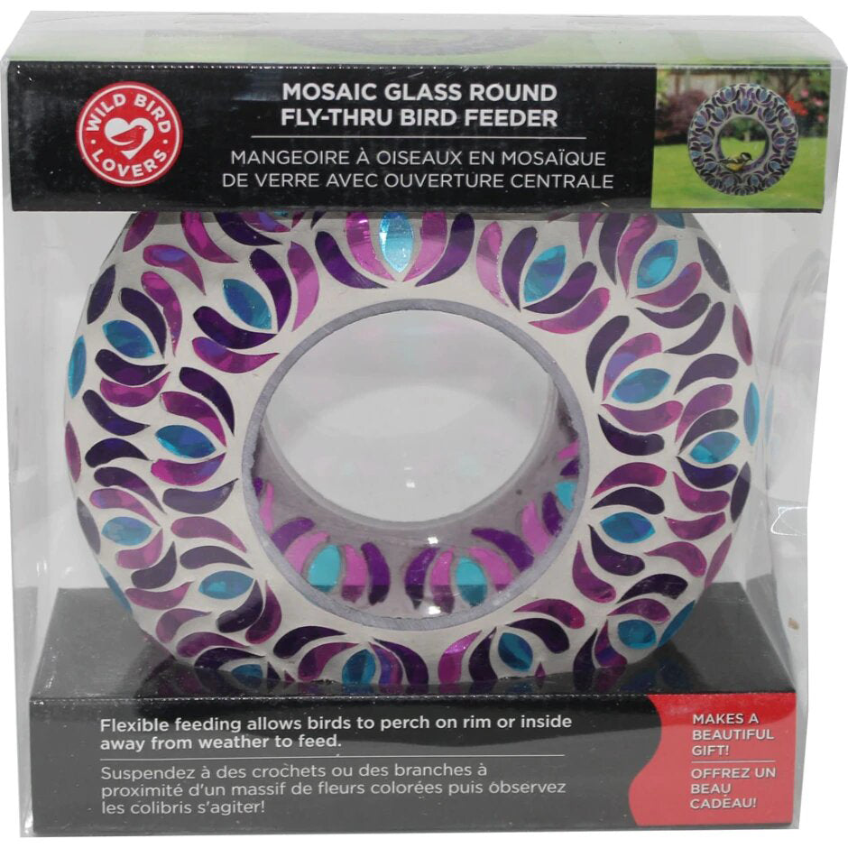Audubon Mosaic Glass Round Fly Through Feeder 25081 – Good's Store Online