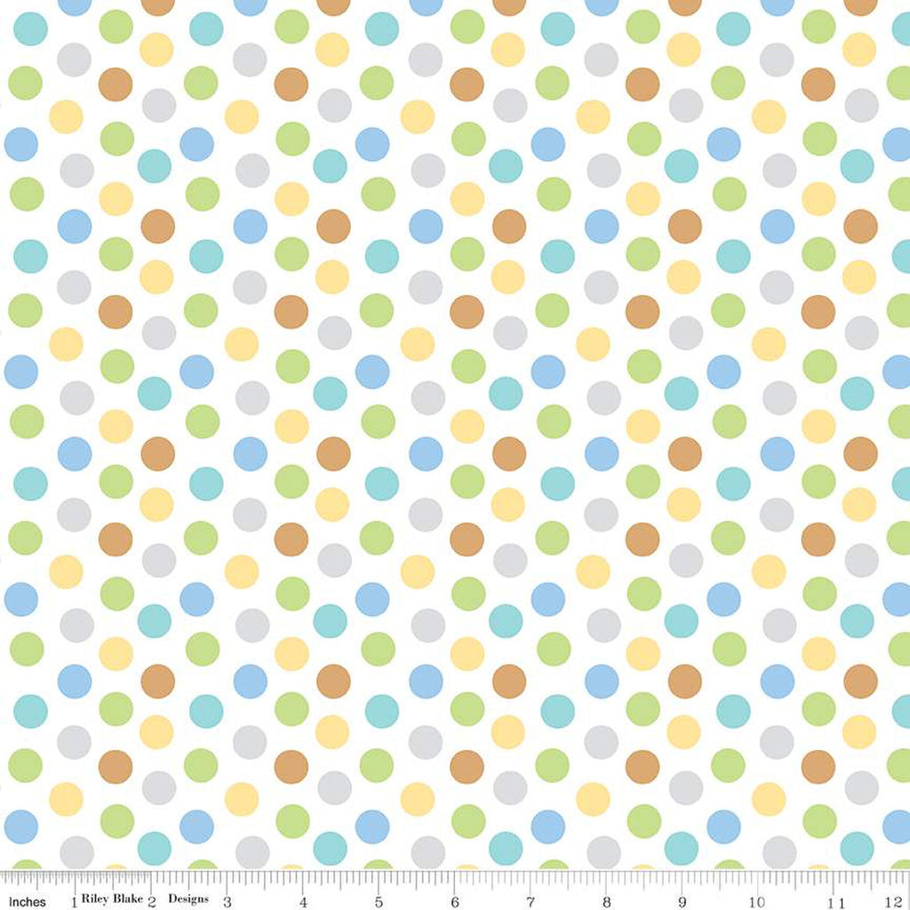 Riley Blake Designs Special Delivery Collection Dots Cotton Fabric ...