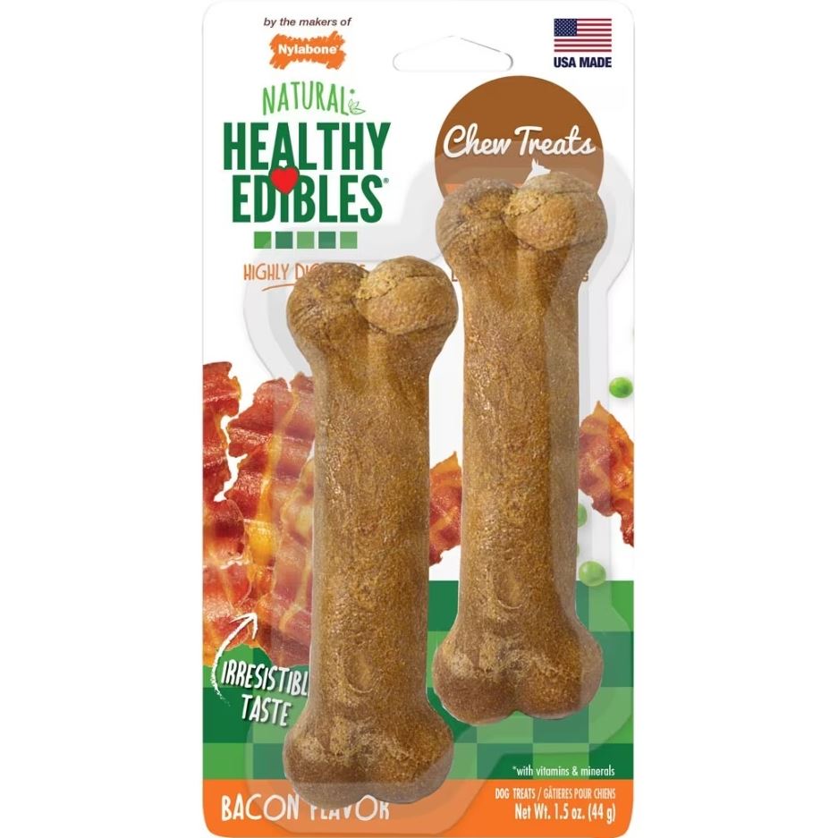 Nylabone Healthy Edibles Bacon Bones NEB – Good's Store Online