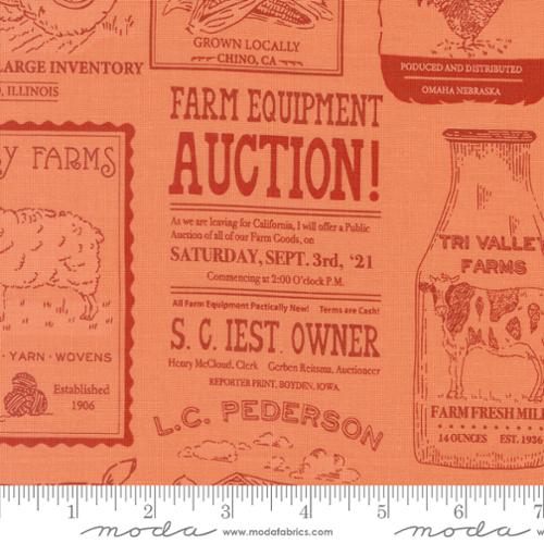 Moda Fabrics Farmstead Collection Vintage Farm Advertisements Cotton ...
