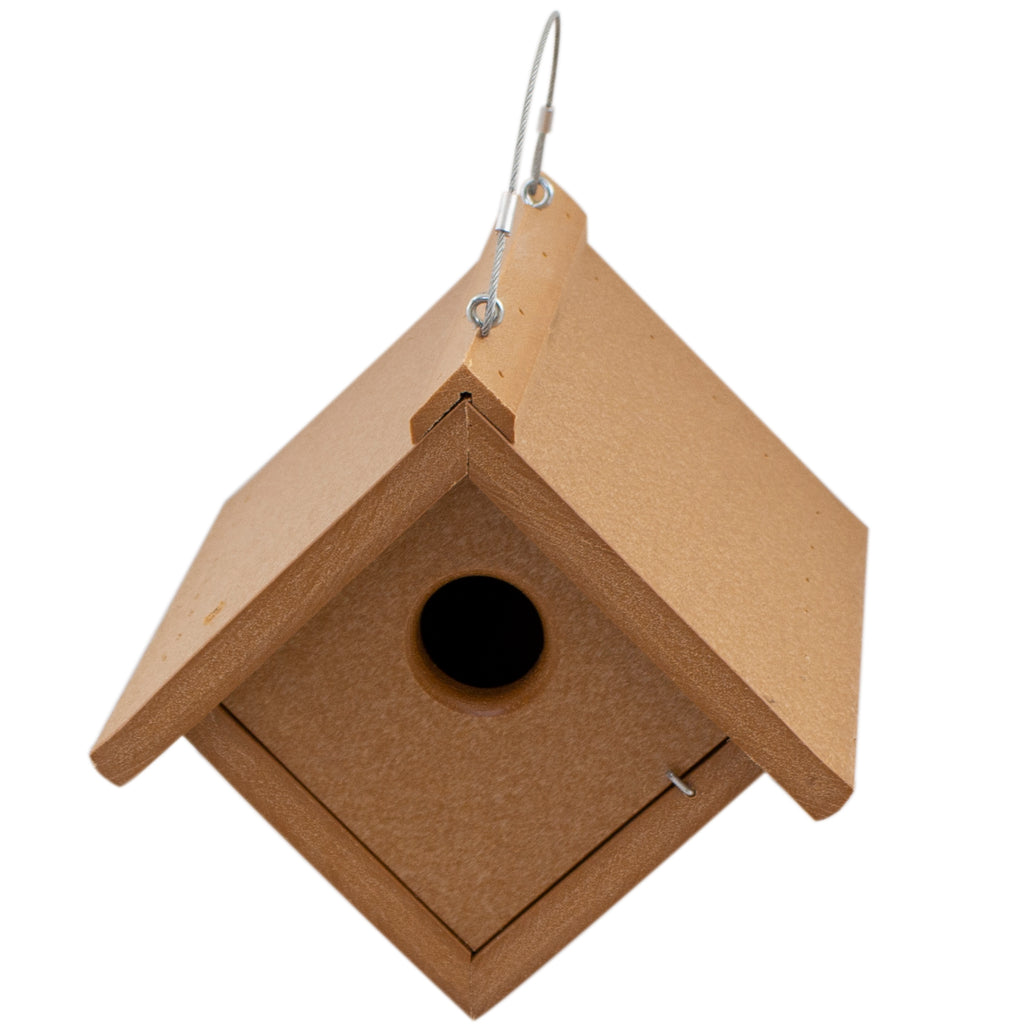W. D. Vinyl Poly Wren House- Cedar Color – Good's Store Online