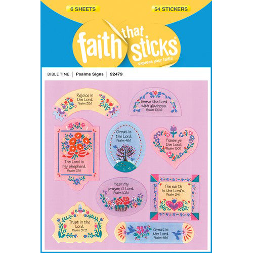 Faith That Sticks Psalms Signs Stickers 92479 – Good's Store Online