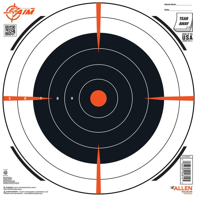 The Allen Company EZ Aim Paper Bullseye Target 15334 – Good's Store Online