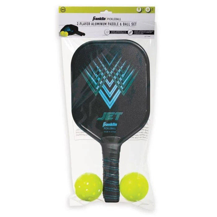Franklin Jet Two-Player Aluminum Pickleball Paddle And Ball Set 52745 ...