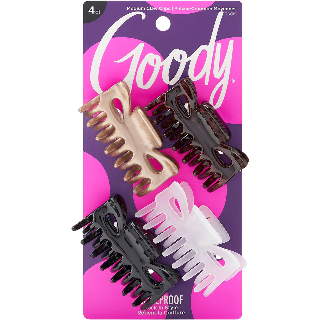 Goody 4-Pack Medium Claw Clips 76015 – Good's Store Online