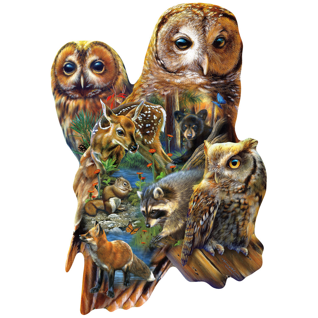 Suns Out Forest Owls 1000-Piece Puzzle 97055 – Good's Store Online