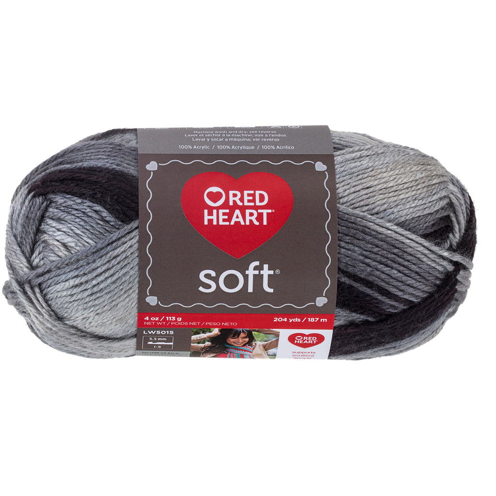 Red Heart Yarn Soft Heather Colors 4 oz. – Good's Store Online